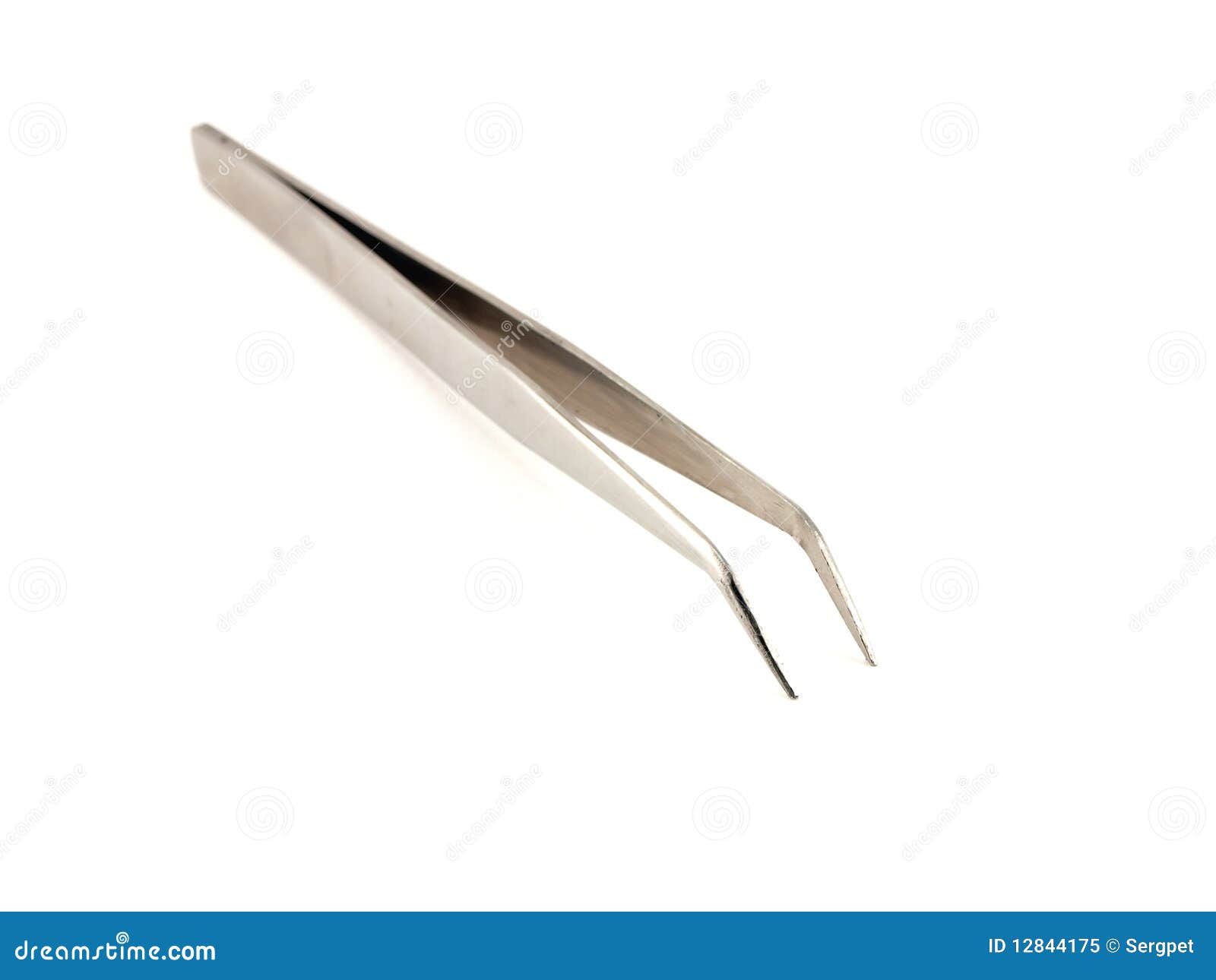 Foreign body forceps stock image. Image of steel, angled - 12844175