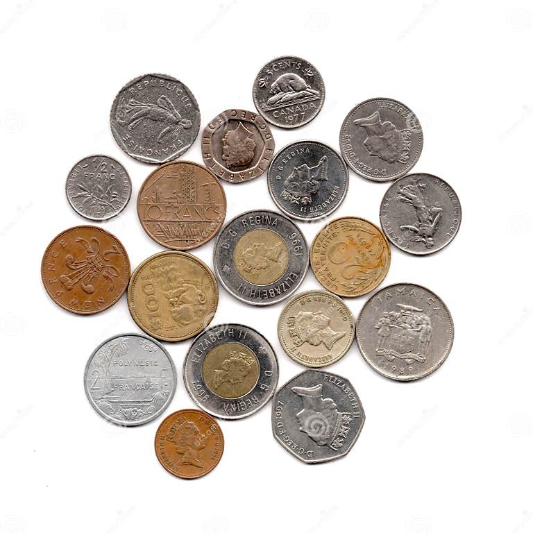 Foreign Coins stock image. Image of financial, europe - 29532641