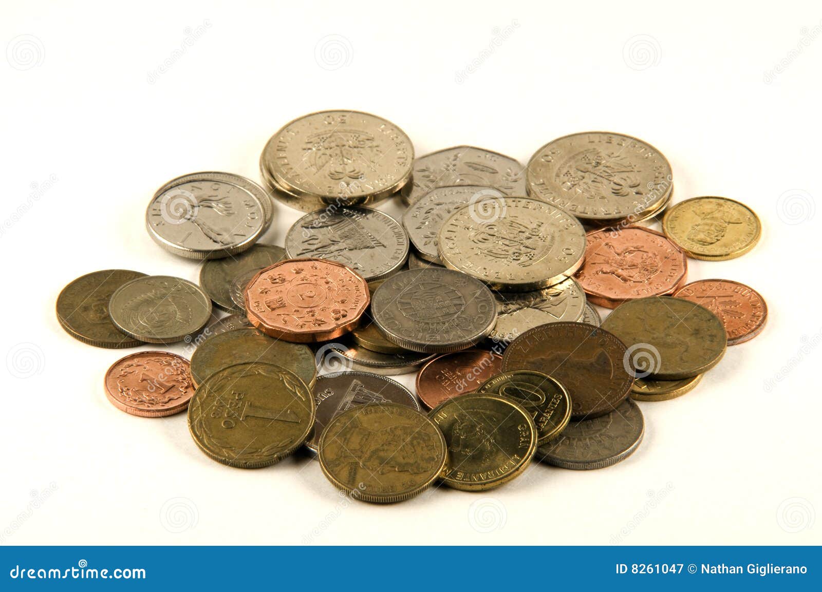 Foreign Coins And Paper Currencies From Countries With Two American ...