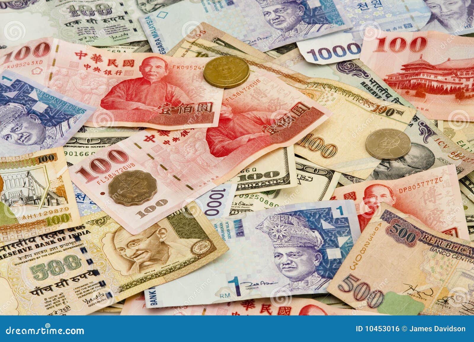 Foreign Currency stock photo. Image of hong, kong, lempira - 10453016