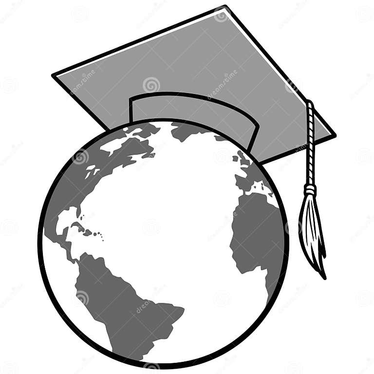 Foreign Exchange Student Icon Illustration Stock Vector - Illustration ...