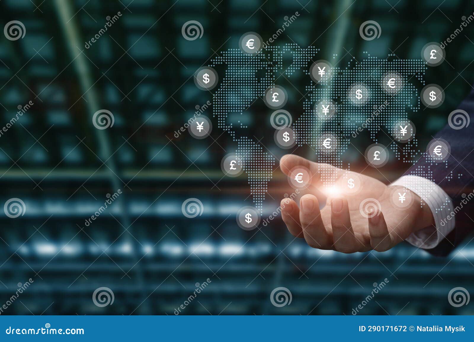 Of Foreign Exchange Transactions in International Trade Stock Photo ...