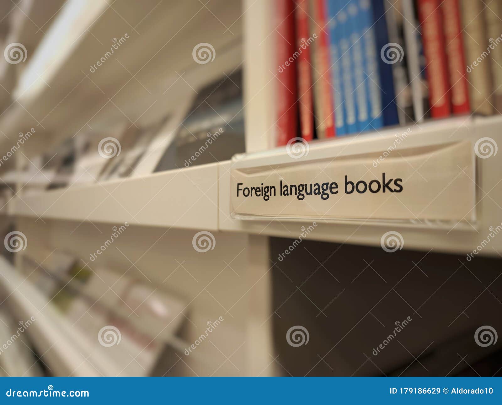 Foreign language books stock image. Image of books, book - 179186629