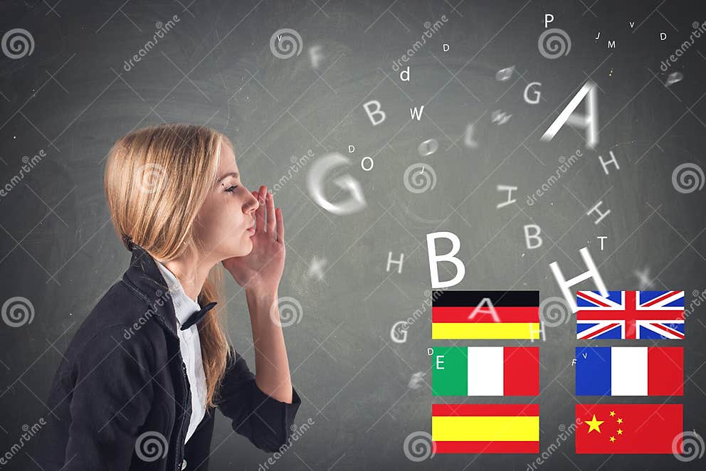 Foreign Language. Concept - Learning, Speaking, Stock Image - Image of ...