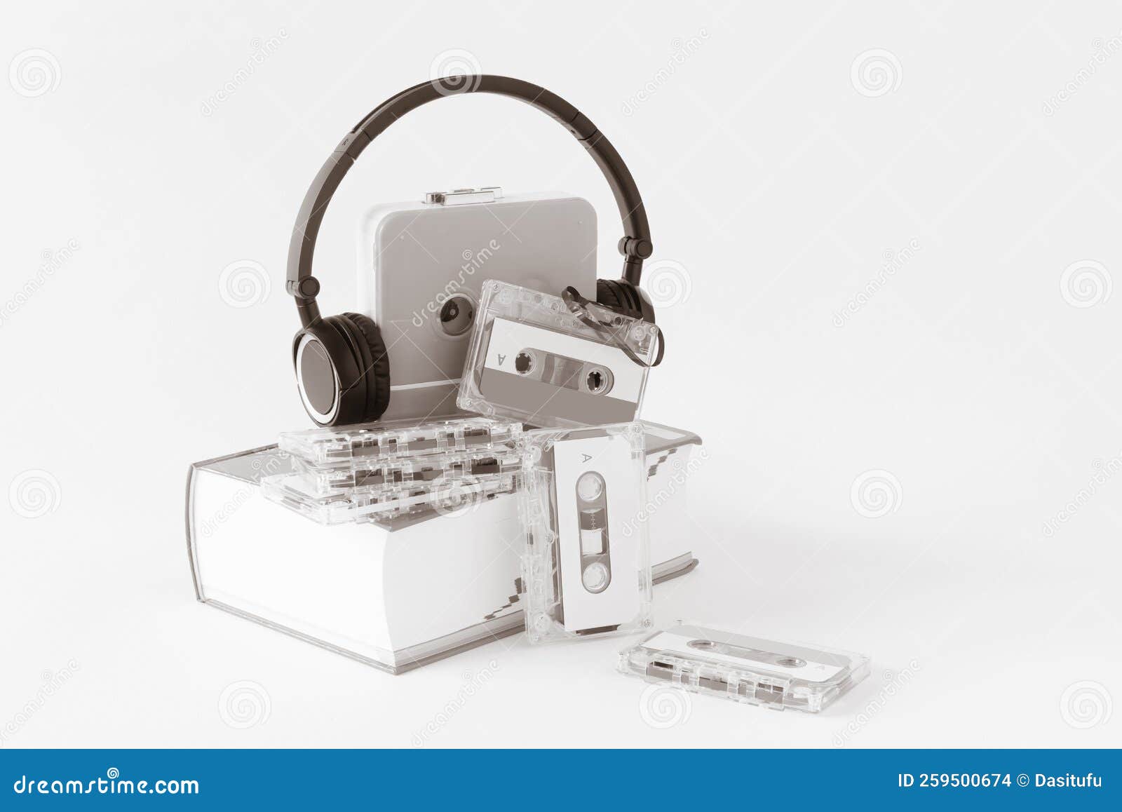 Foreign Language Learning Tools in 90s Stock Photo - Image of ...