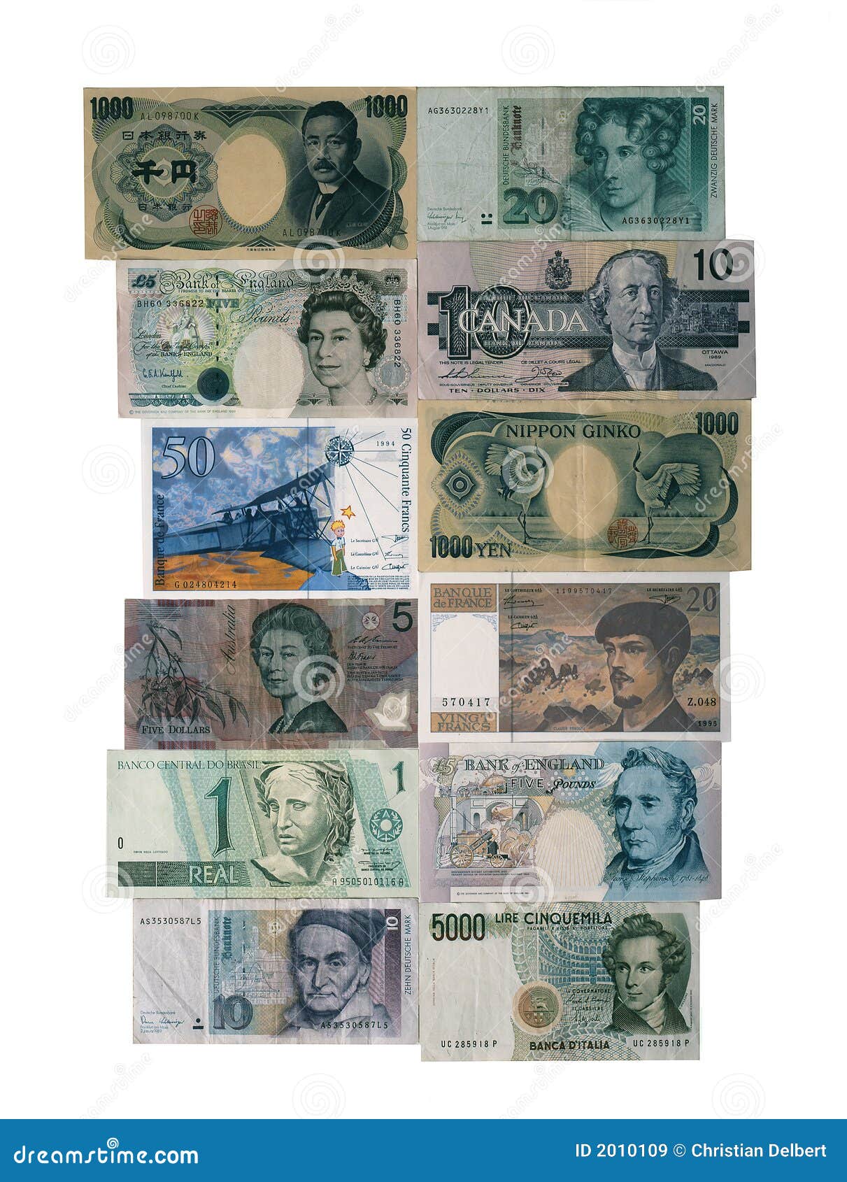 Foreign Money stock image. Image of money, banking, finance - 2010109