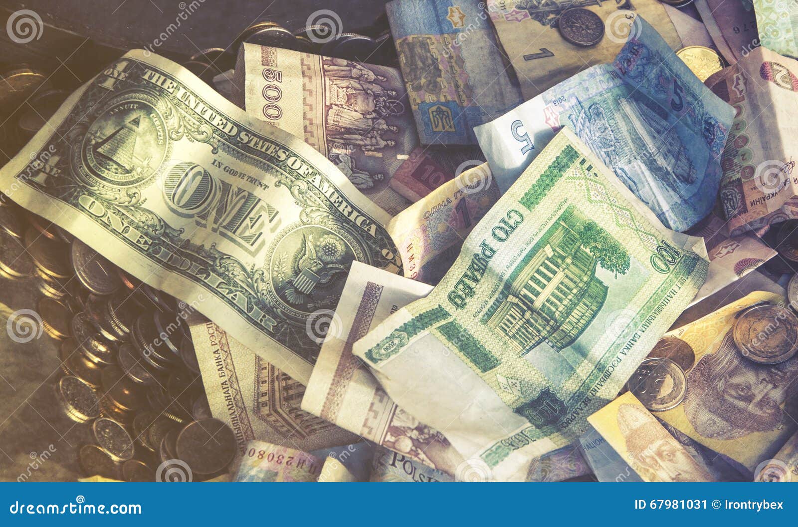 Money Collage Stock Photo | CartoonDealer.com #10640412