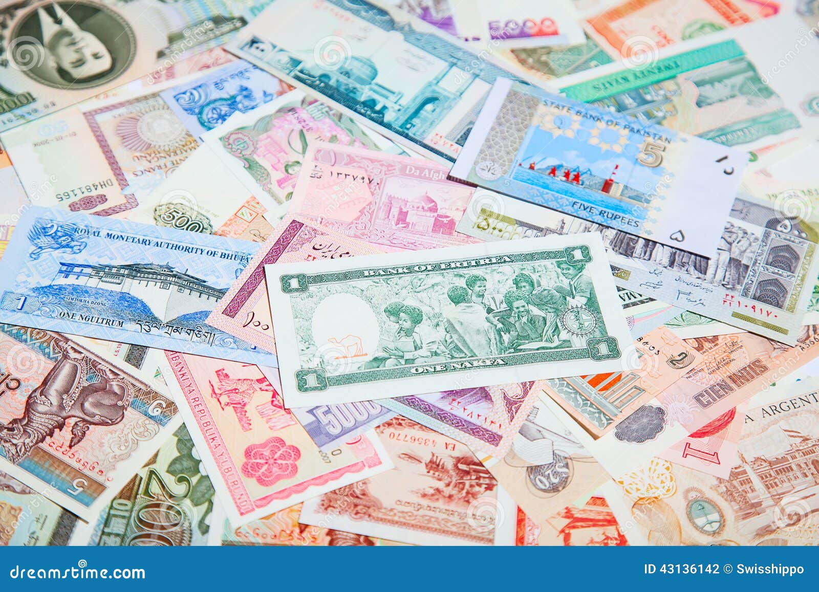 Foreign notes stock photo. Image of century, exchange - 43136142