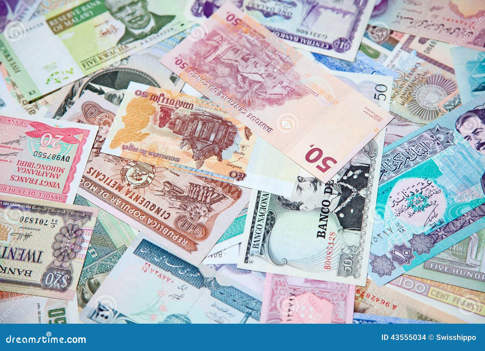 Foreign notes stock photo. Image of finance, money, century - 43555034