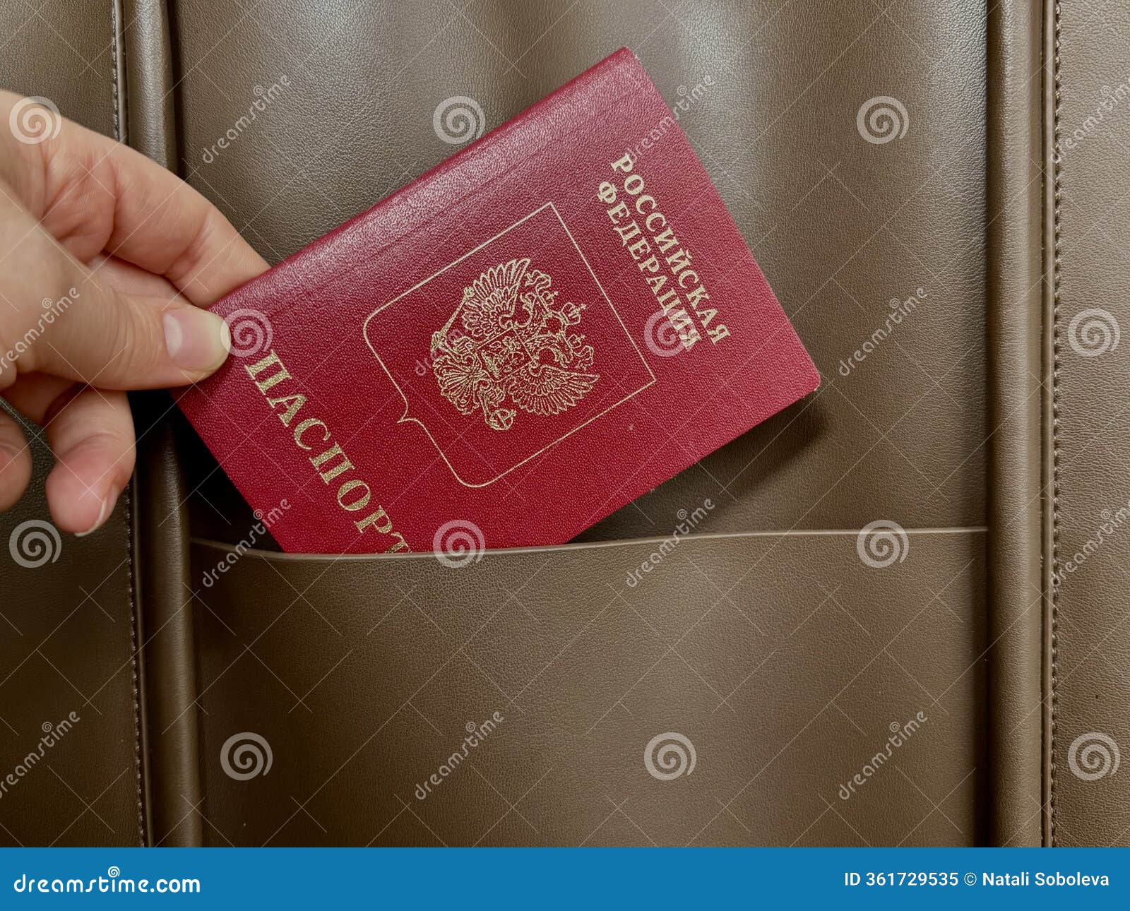 Foreign Passport of a Citizen of the Russian Federation Editorial Image ...