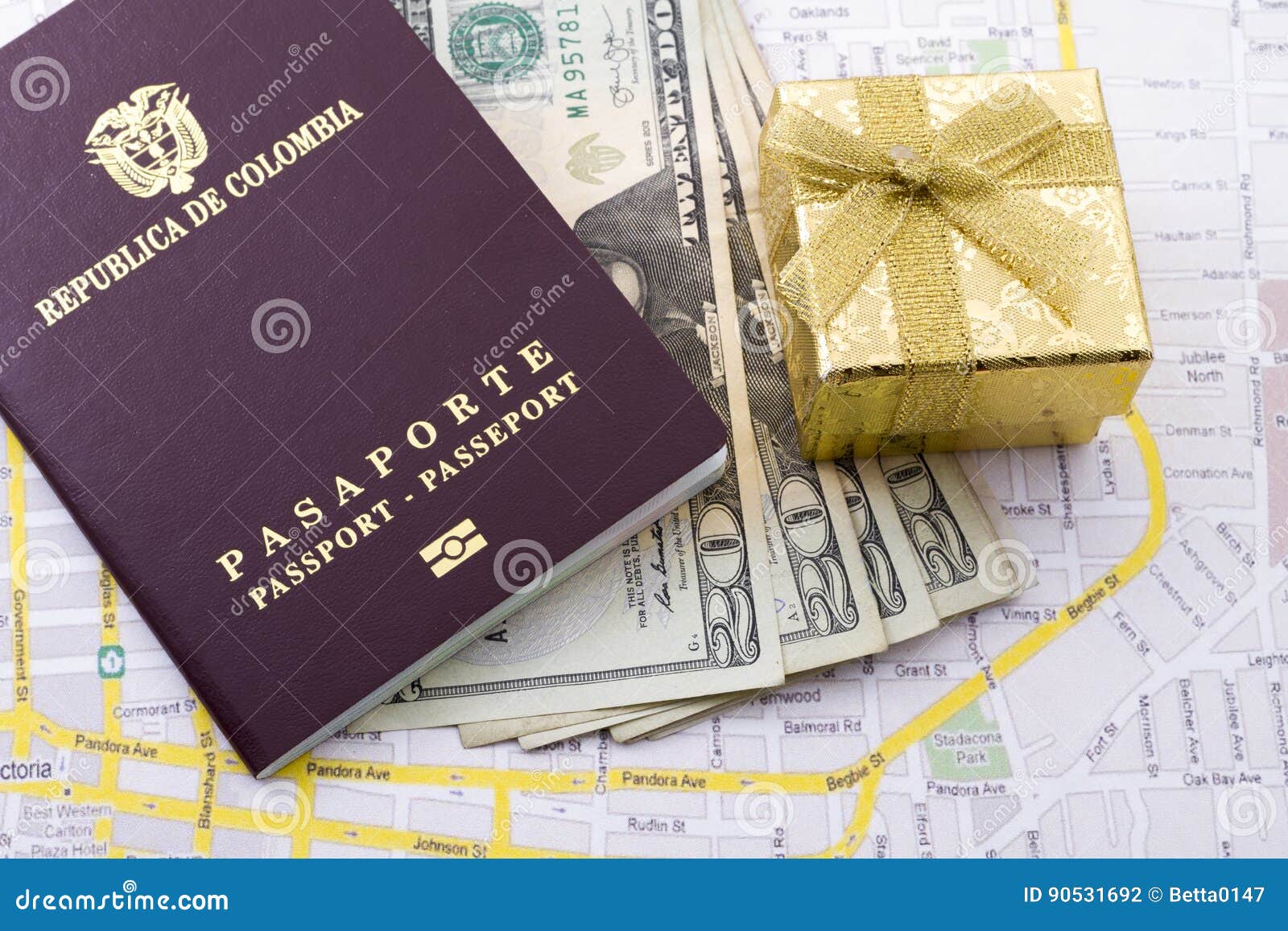 Foreign passport stock photo. Image of trip, identification - 90531692