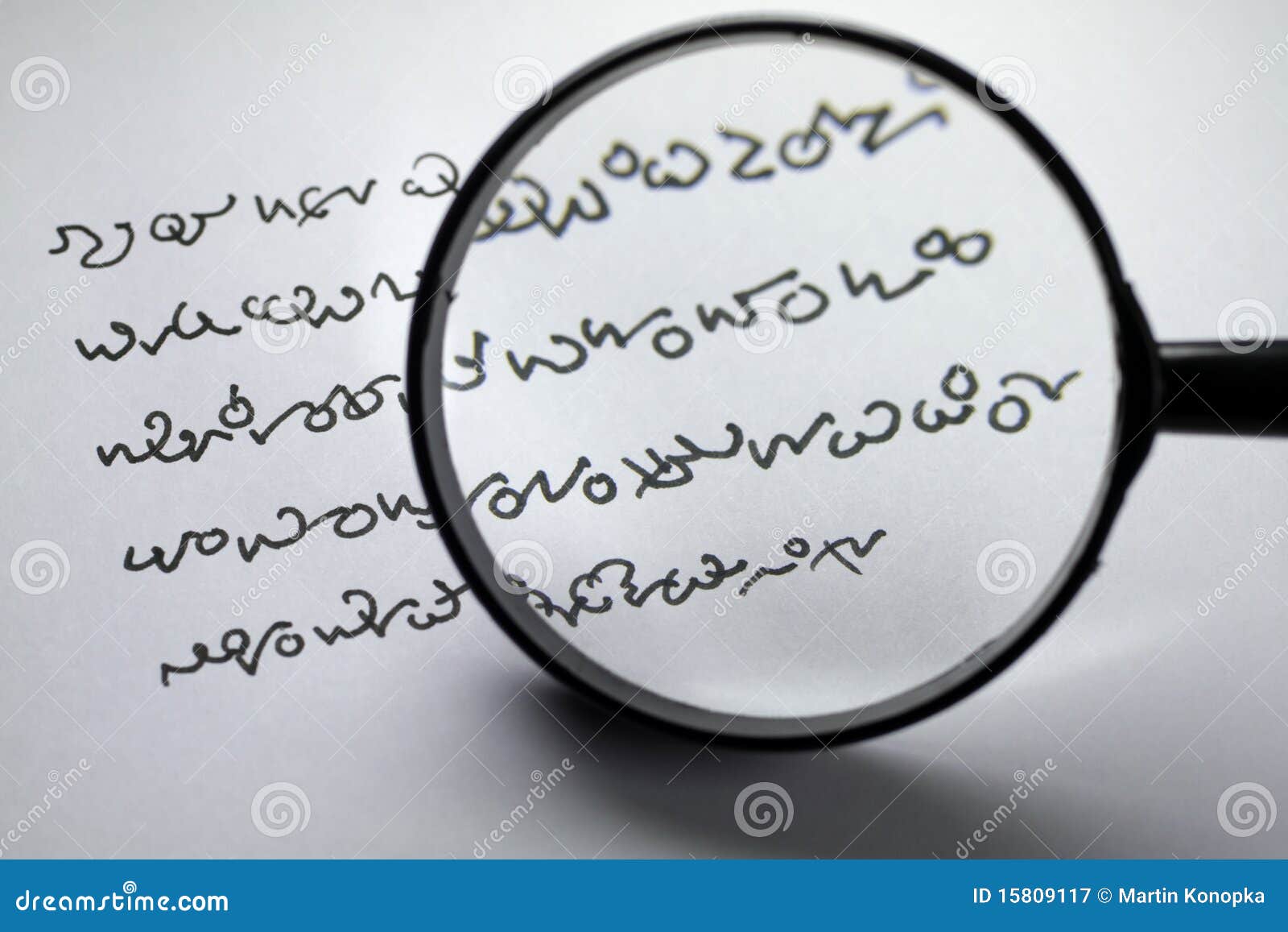 Foreign writing stock image. Image of read, glass, secret - 15809117