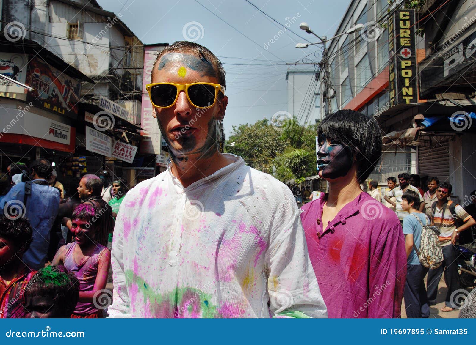 Foreigners in India editorial image. Image of open, look - 19697895