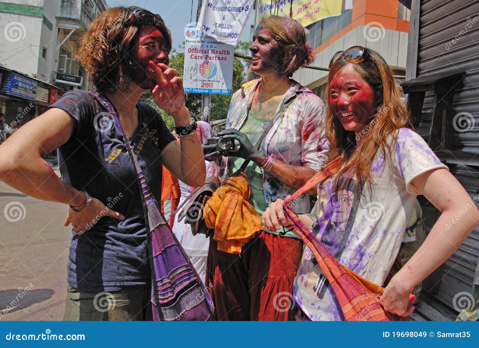 Foreigners in India editorial stock image. Image of view - 19698049