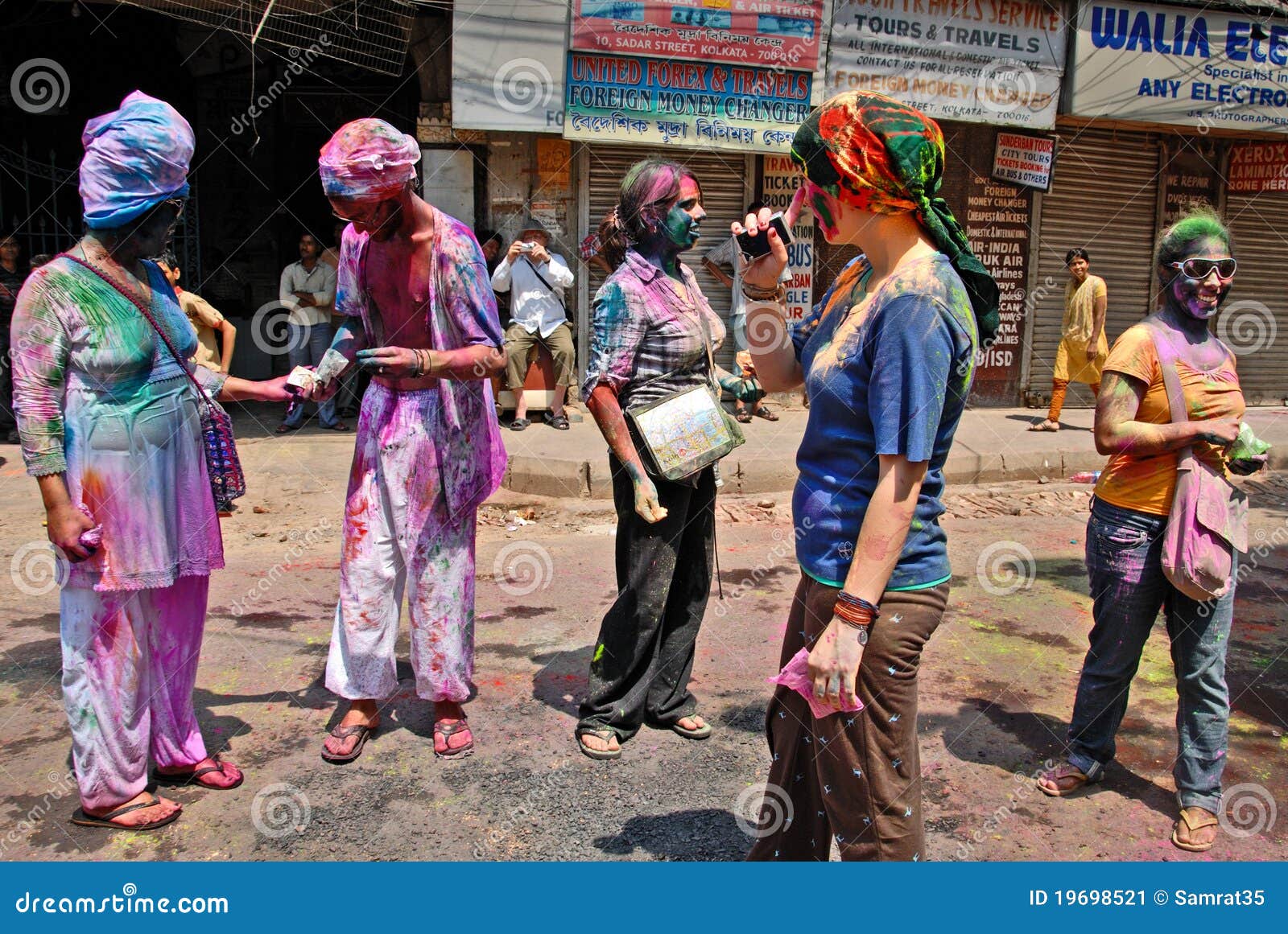 Foreigners in India editorial photo. Image of active - 19698521