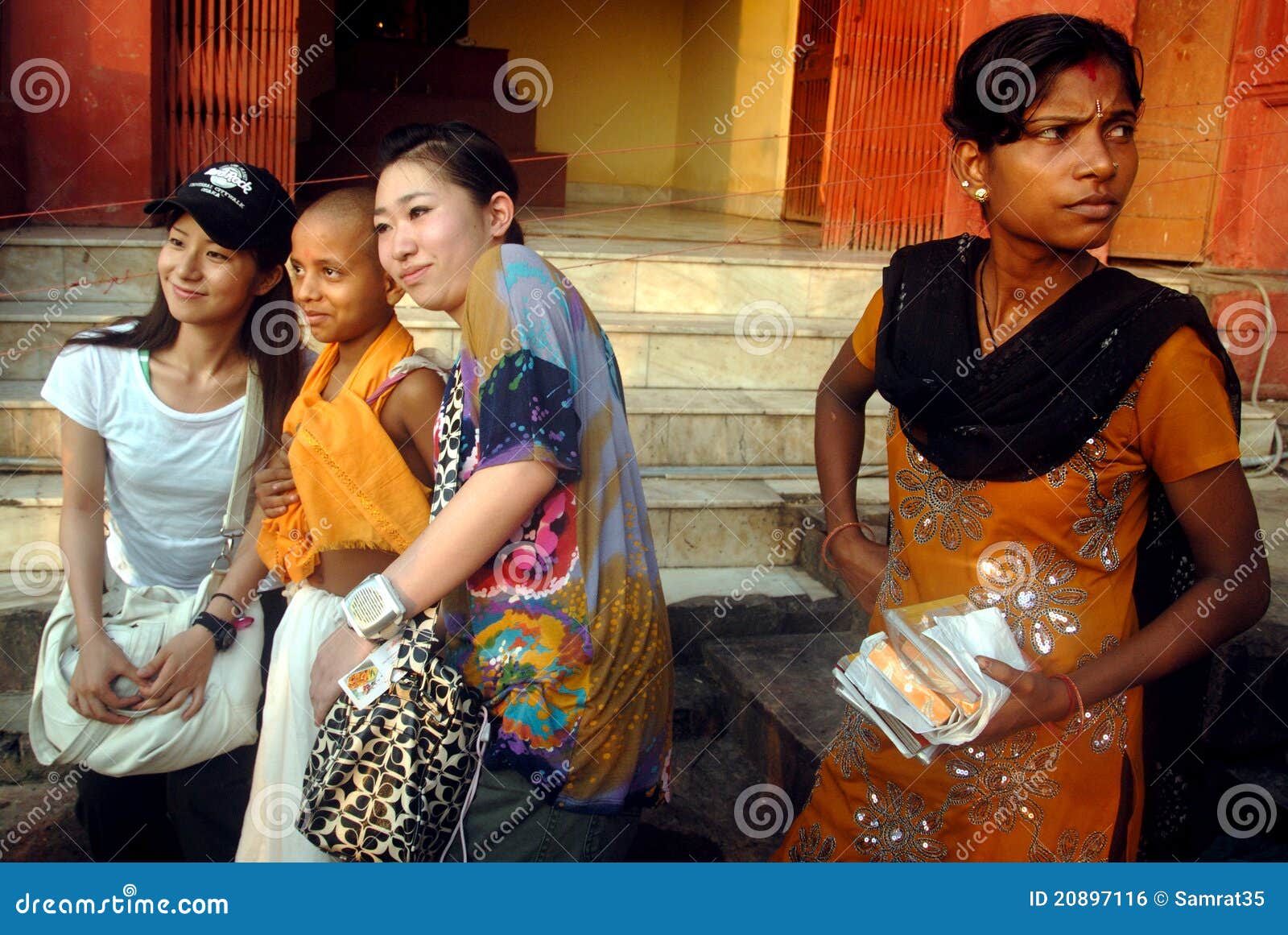 Foreigners in India editorial photo. Image of peaceful - 20897116