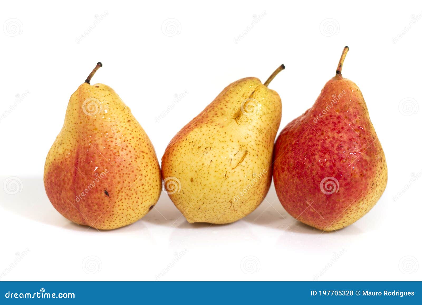 Forelle Red and Yellow Pears Stock Photo - Image of close, fresh: 197705328