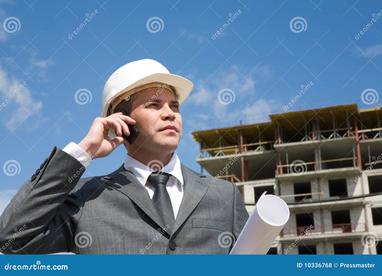 Foreman stock photo. Image of holding, foreman, build - 10336768