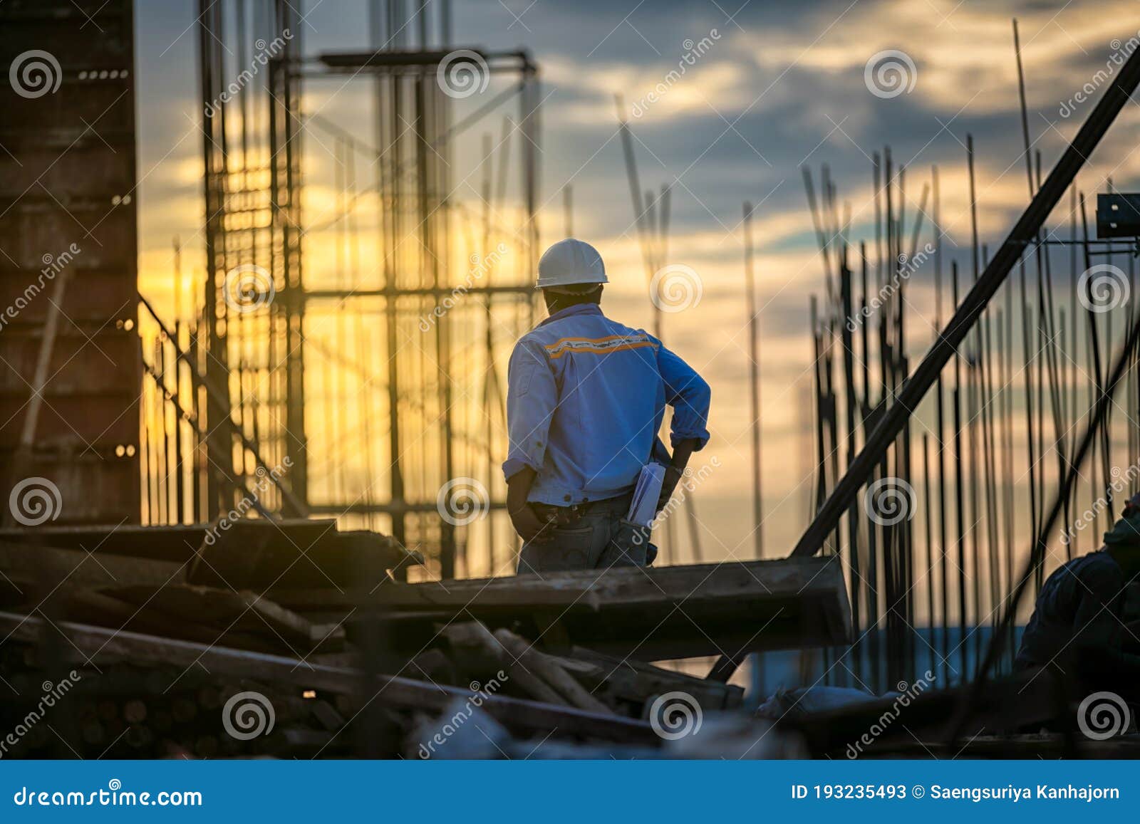 Foreman stock image. Image of engineer, business, checking - 193235493