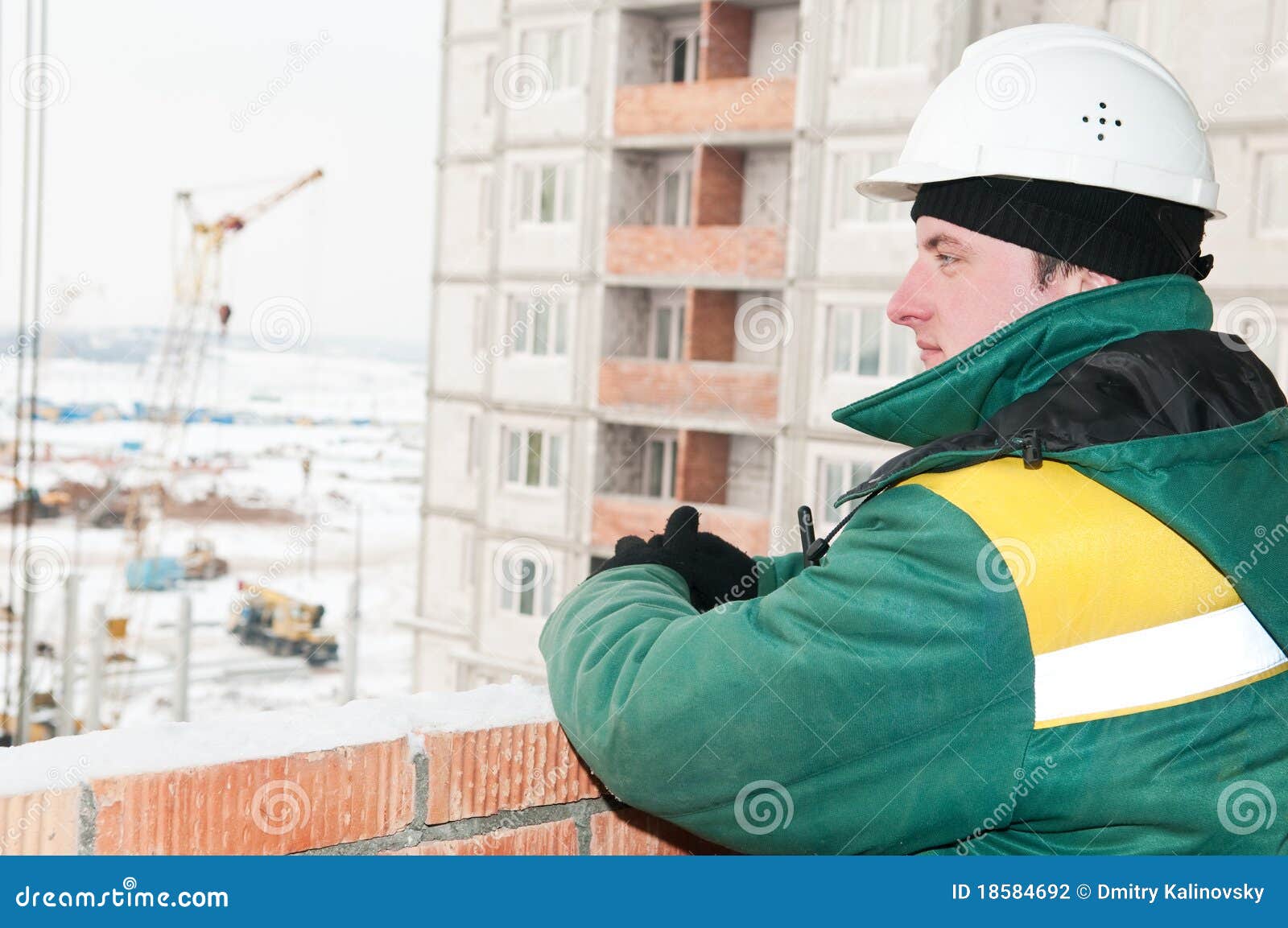 Foreman at Construction Site Stock Photo - Image of housing ...