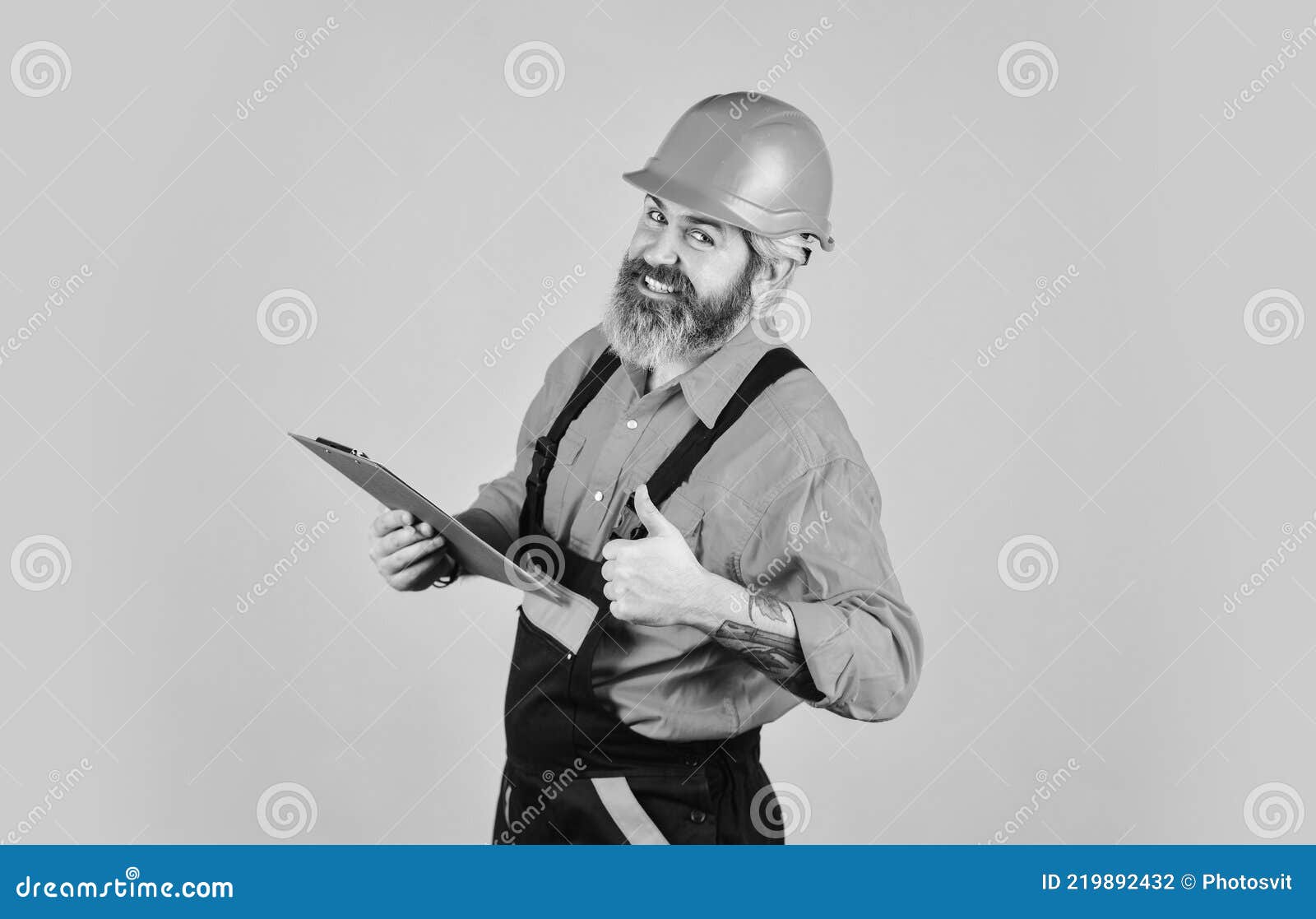 Foreman with Document. Inspecting. Control Concept. Delivering Building ...