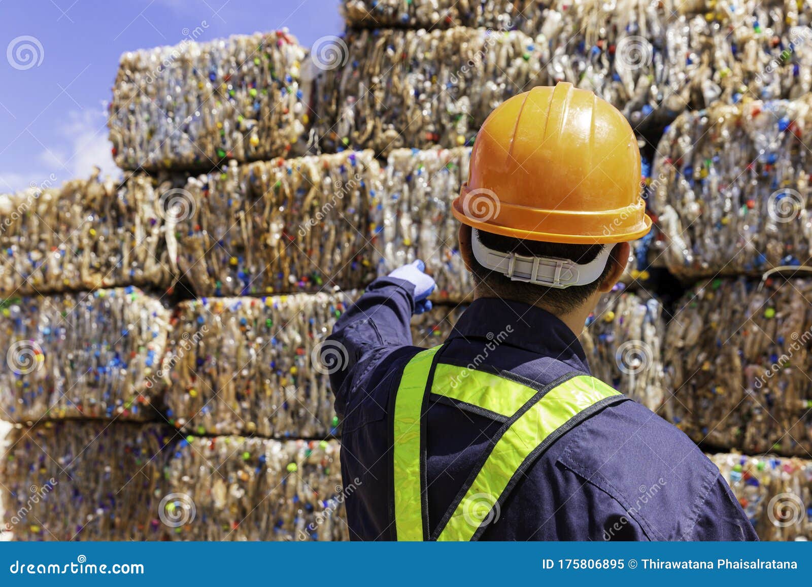Foreman or Engineer Wearing Protective Clothing Currently Ordering at a ...
