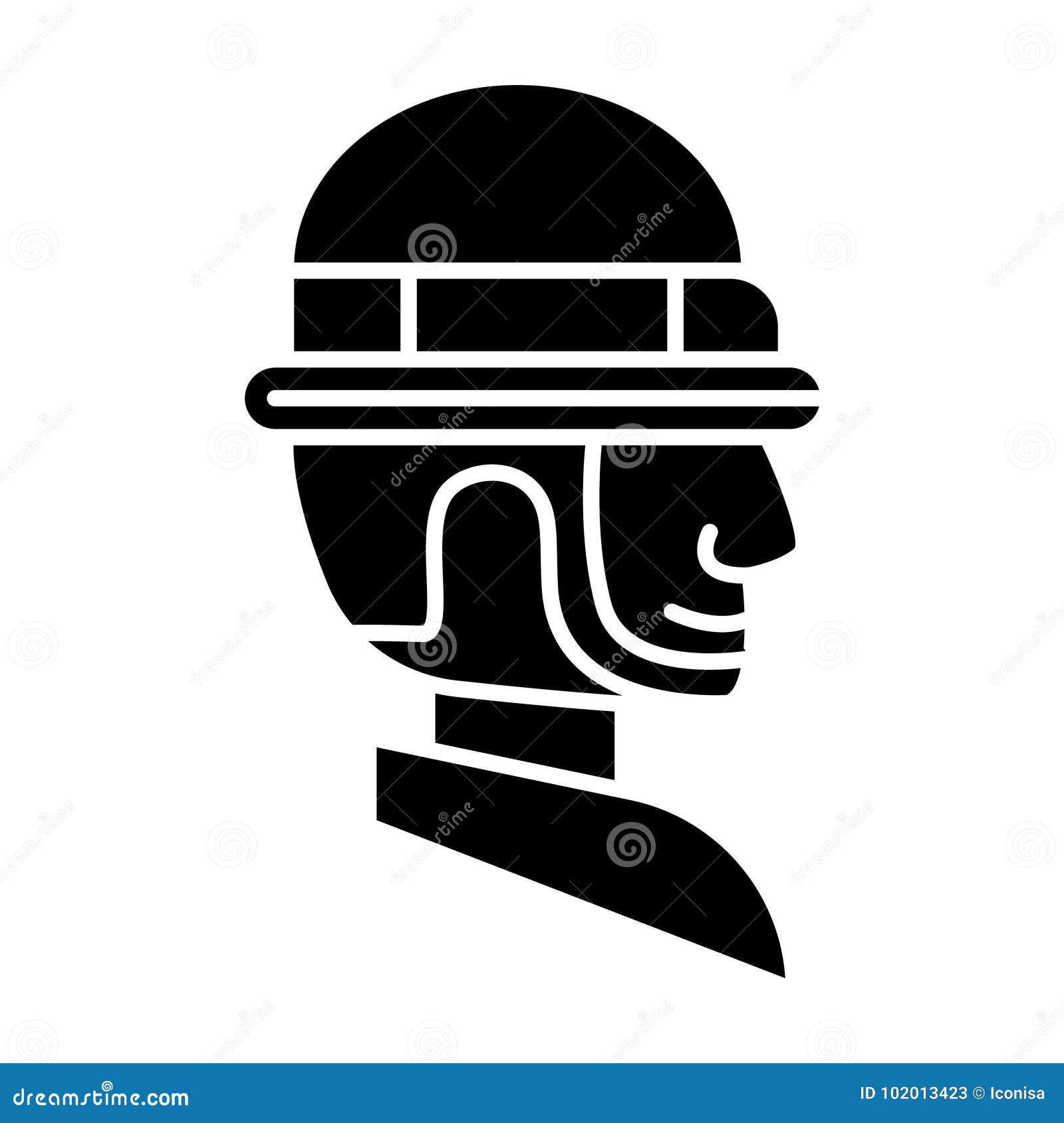 Foreman Icon In Cartoon Style Isolated On White Background. Architect ...