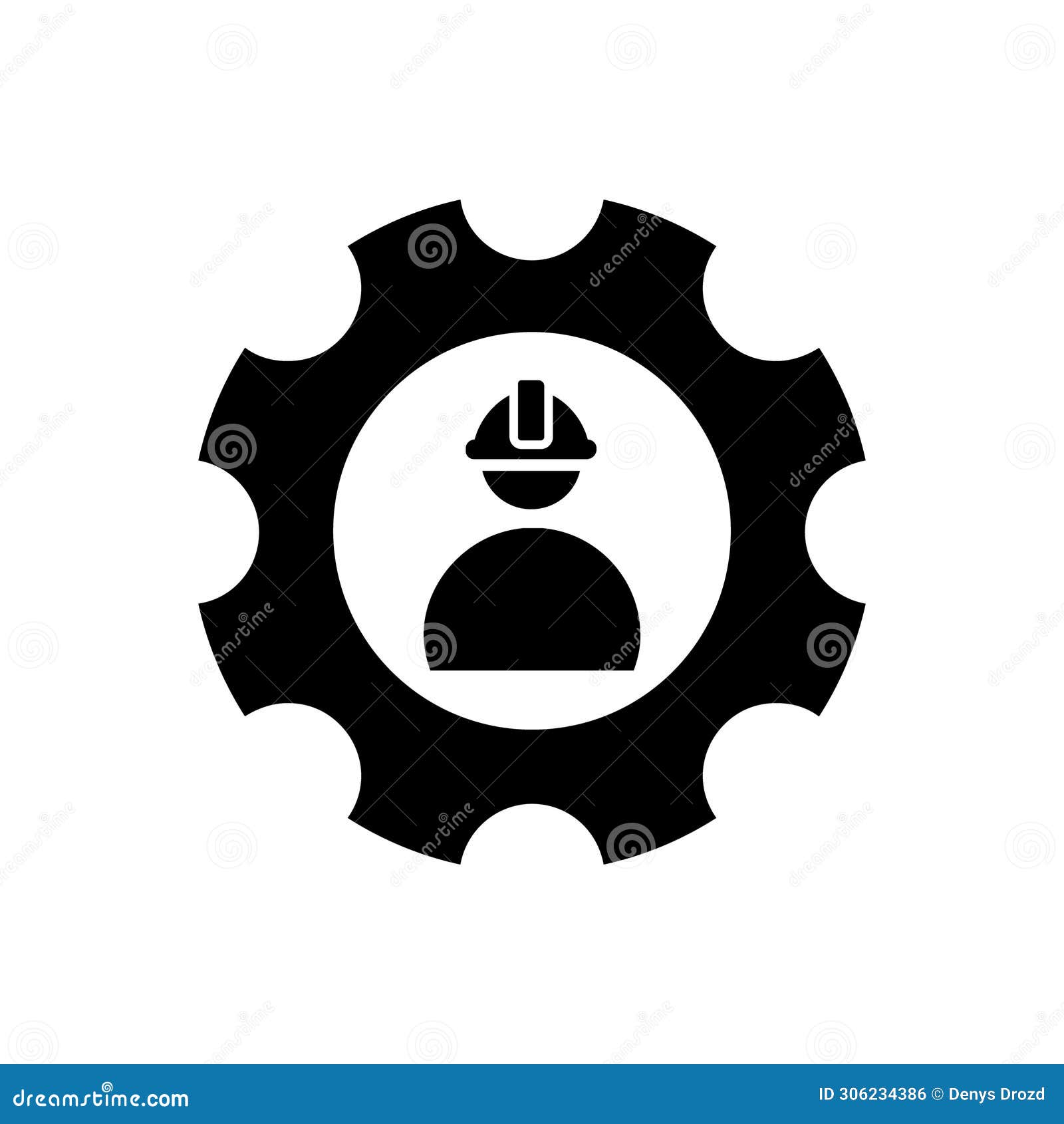 Foreman Icon Vector. Builder Illustration Sign. Engineer Symbol. Worker ...