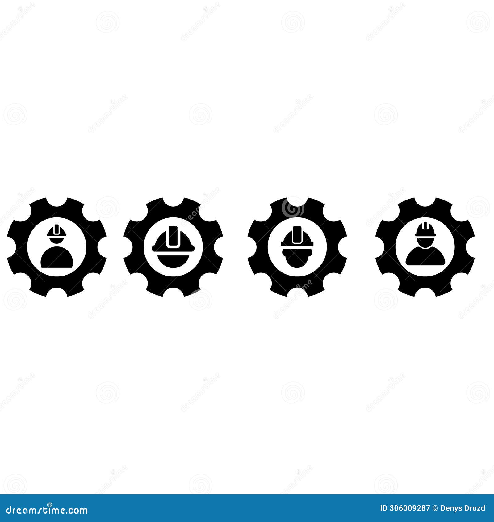 Foreman Icon Vector Set. Builder Illustration Sign Collection. Engineer ...