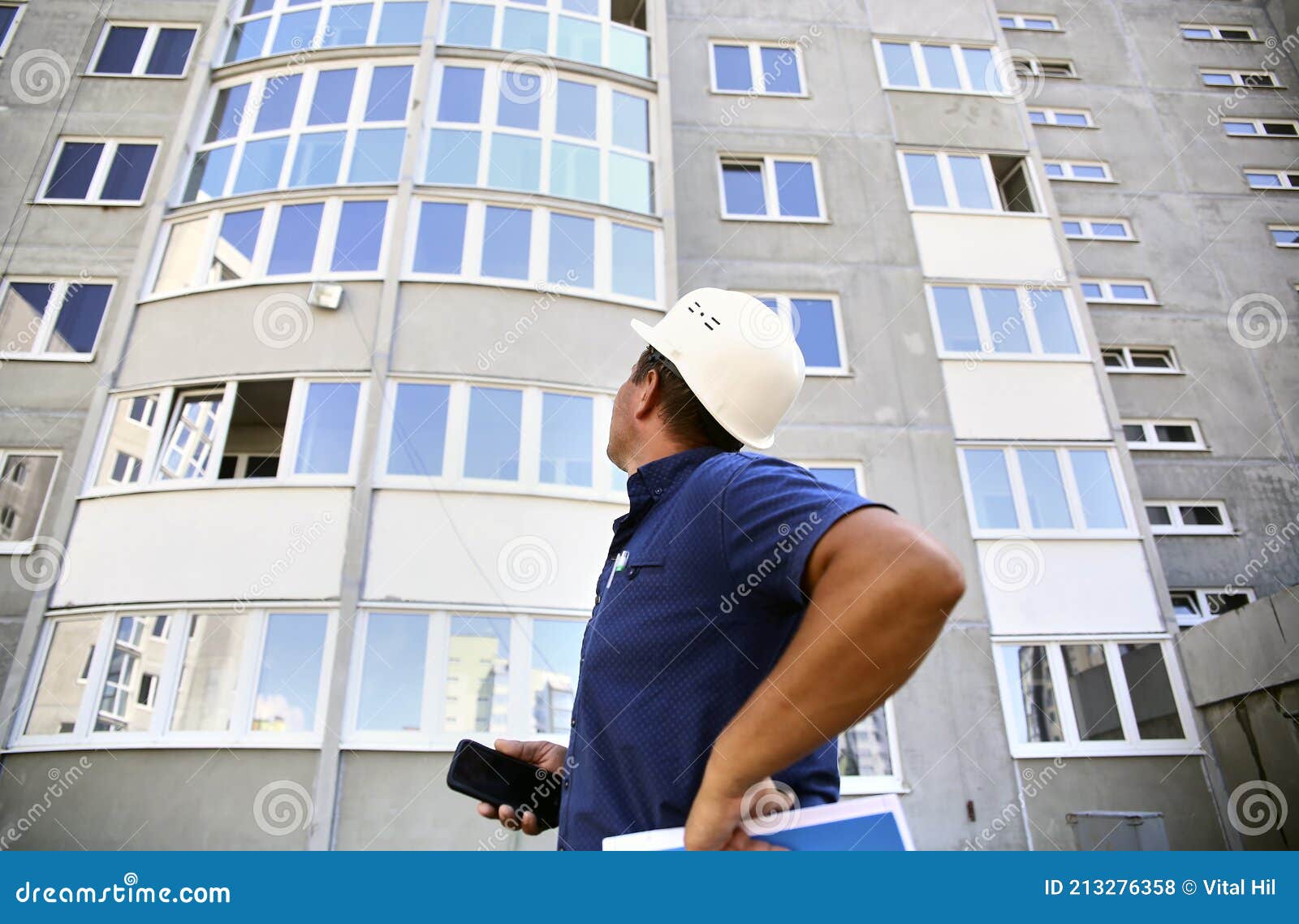 Foreman, Inspector Examines the House for Defects Editorial Stock Photo ...