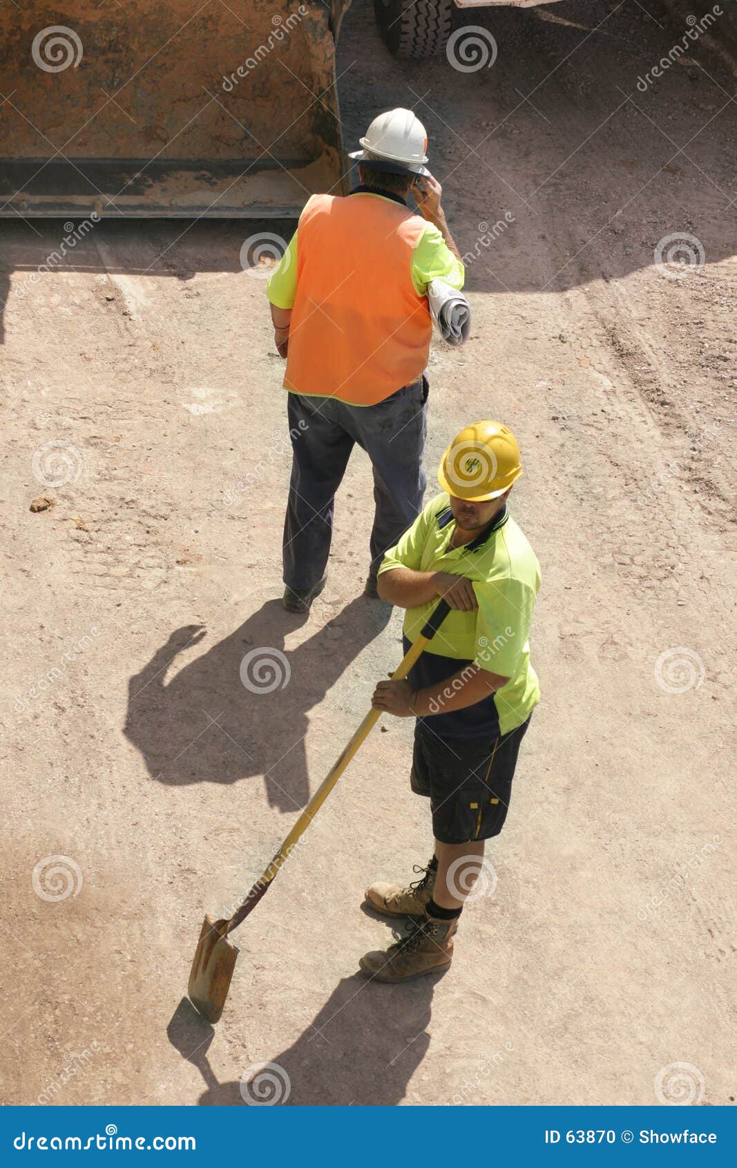 Foreman with plans stock photo. Image of people, building - 63870