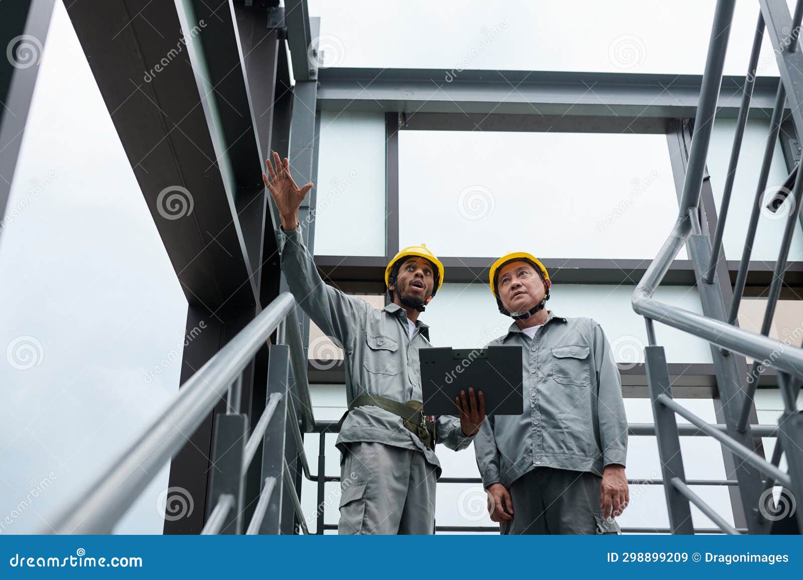 Foreman Showing Construction Site Stock Image - Image of occupation ...