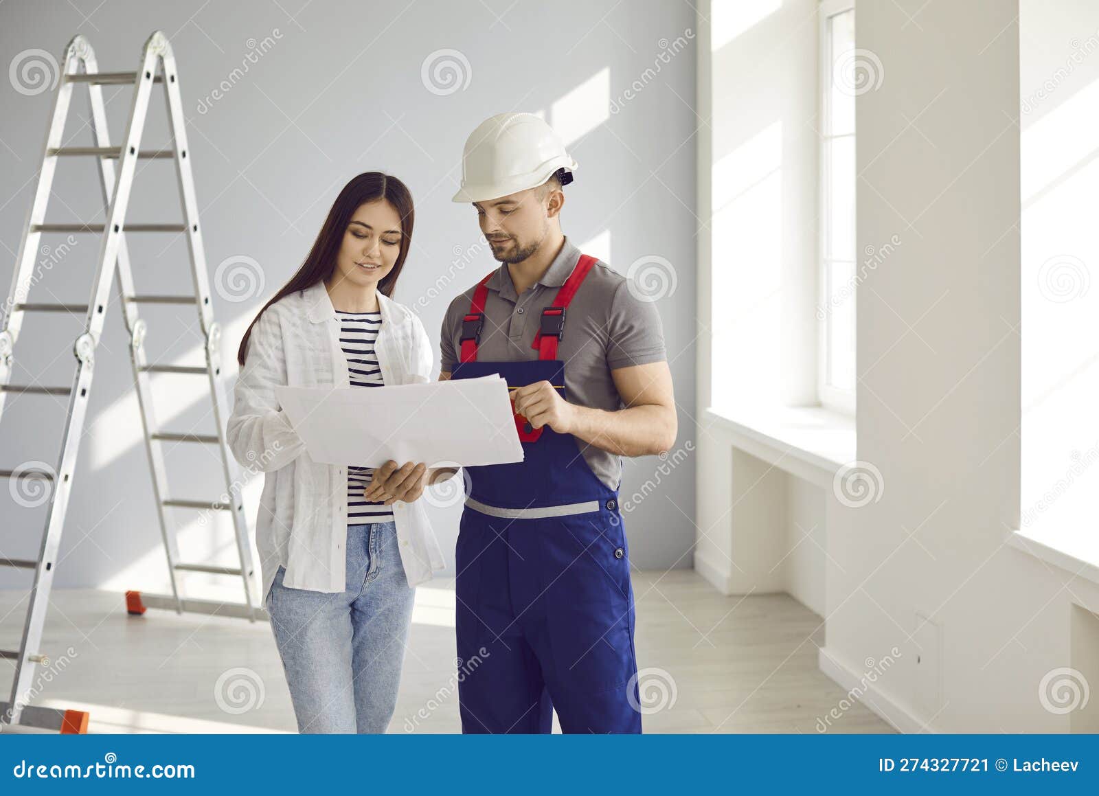 Foreman Showing Apprentice How To Use Plaster And Trowel Royalty-Free ... Foreman Showing Apprentice How To Use Plaster And Trowel Royalty-Free ...