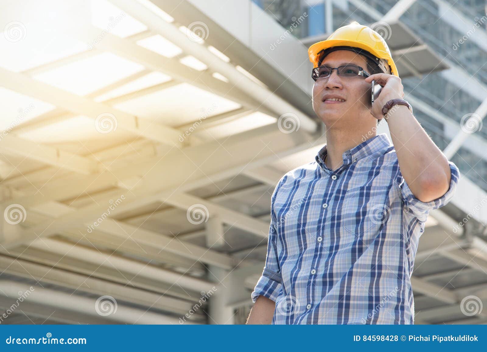 Foreman Worker on Construction Site Stock Photo - Image of constructor ...