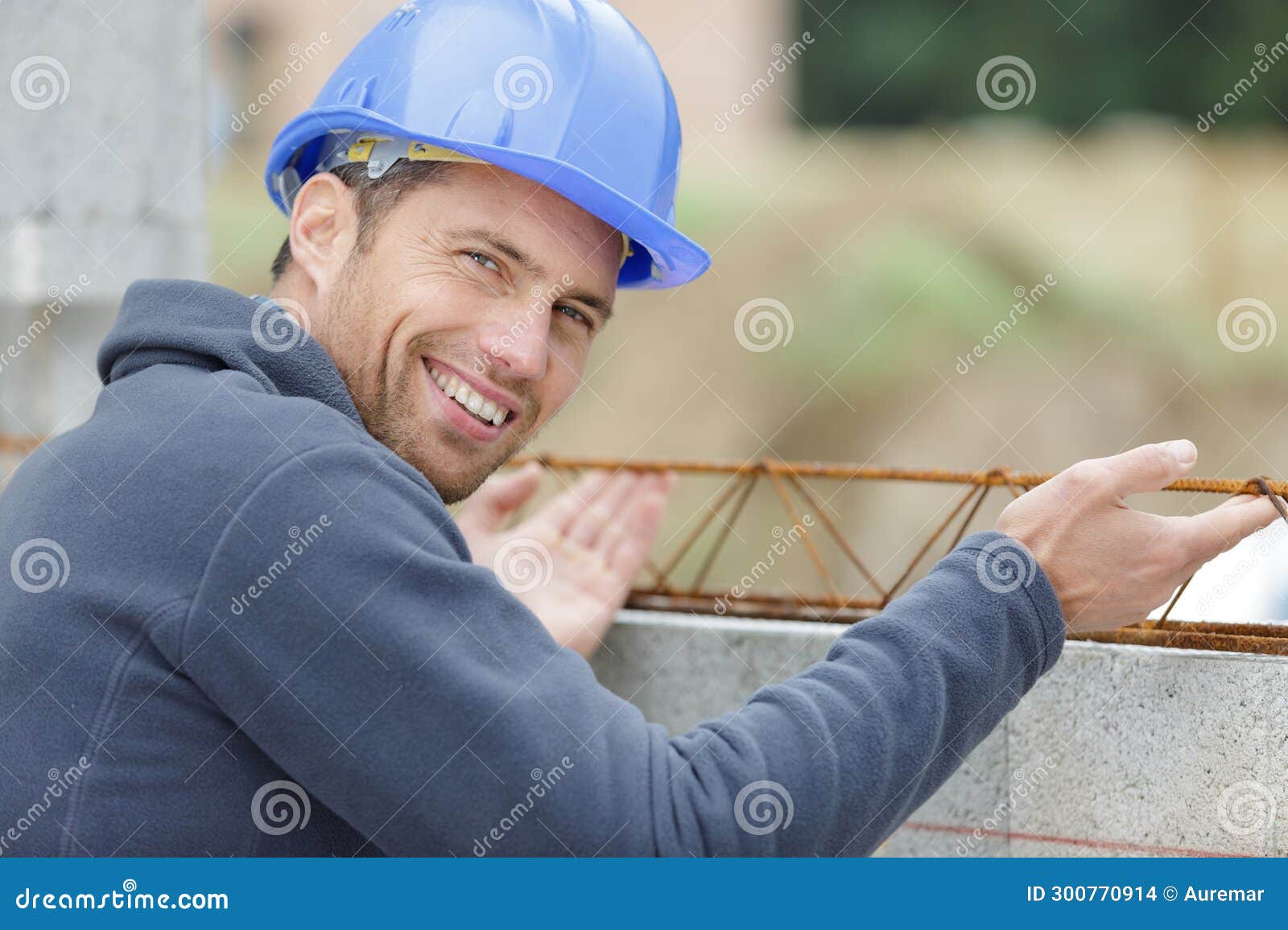 Foreman in Working Uniform Expertising Structure Stock Photo - Image of ...