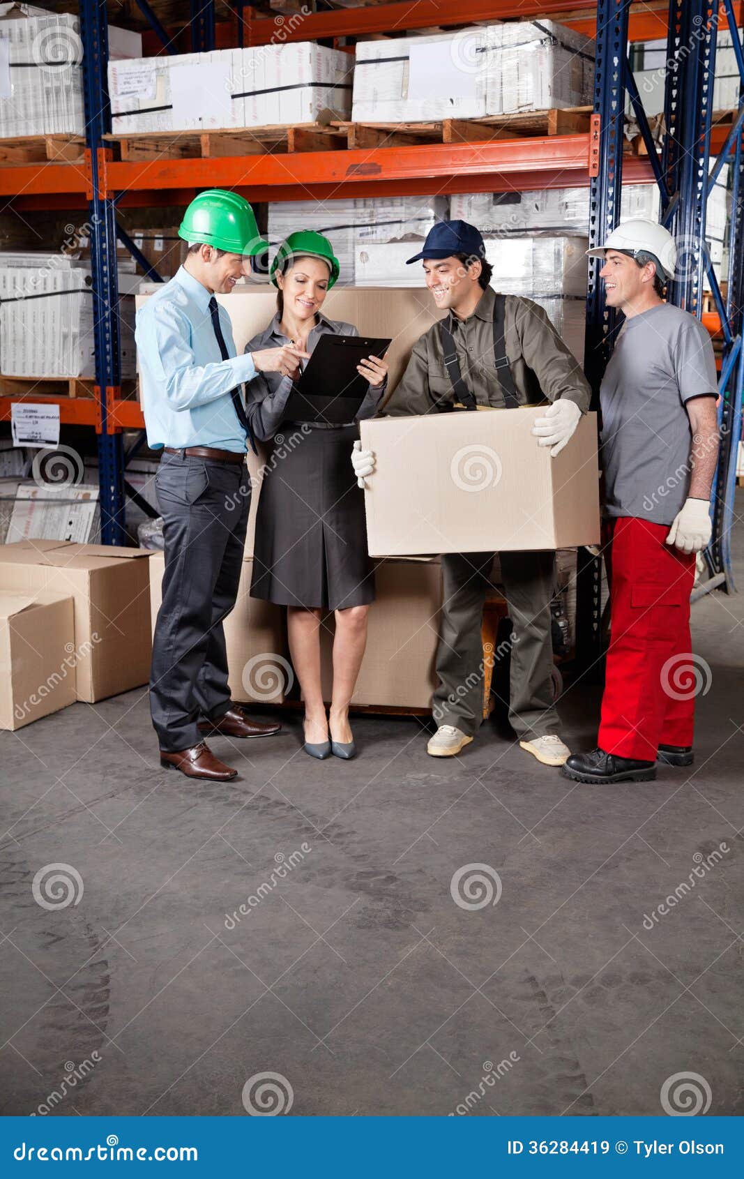 Foremen and Supervisors Discussing Work Stock Image - Image of ...