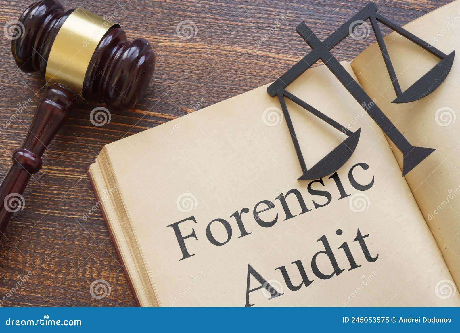 Forensic Audit is Shown on the Photo Using the Text Stock Image - Image ...