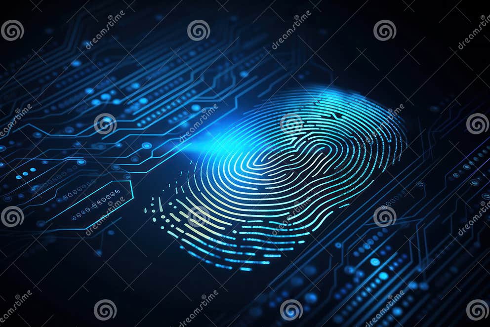 Forensic Fingerprint Scan Technology with LED Light and Unique Pattern ...