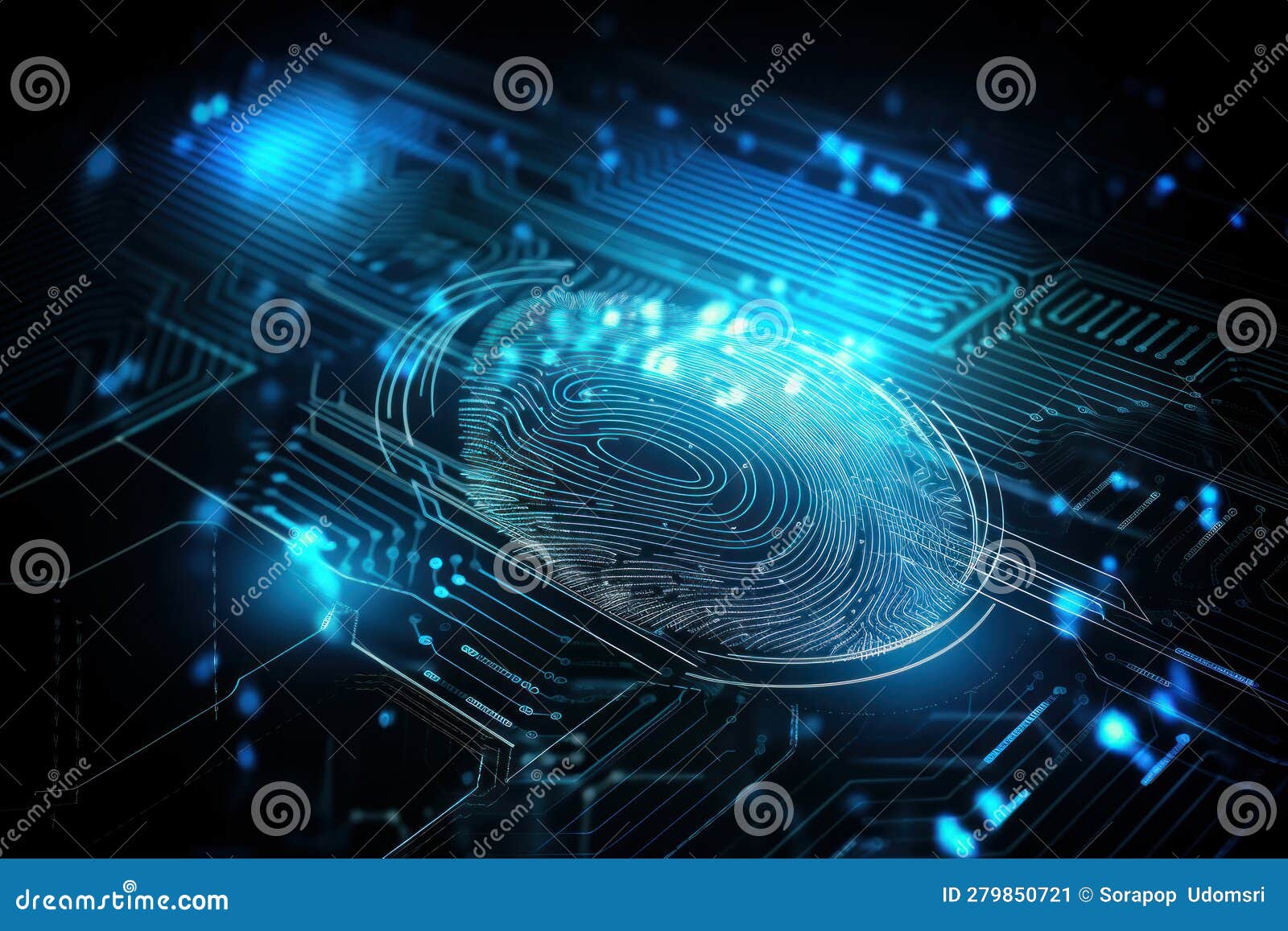 Forensic Fingerprint Scan Technology with LED Light and Unique Pattern ...