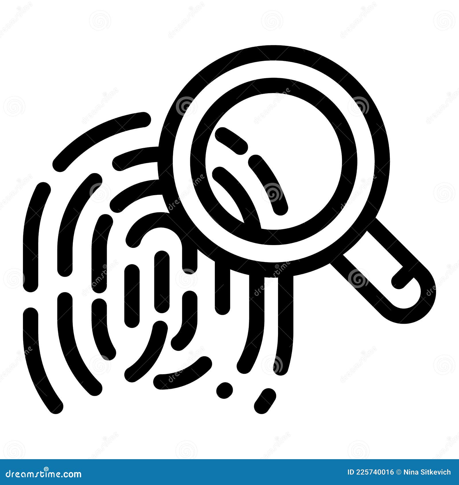 Forensic Laboratory Icon, Outline Style Stock Vector - Illustration of ...