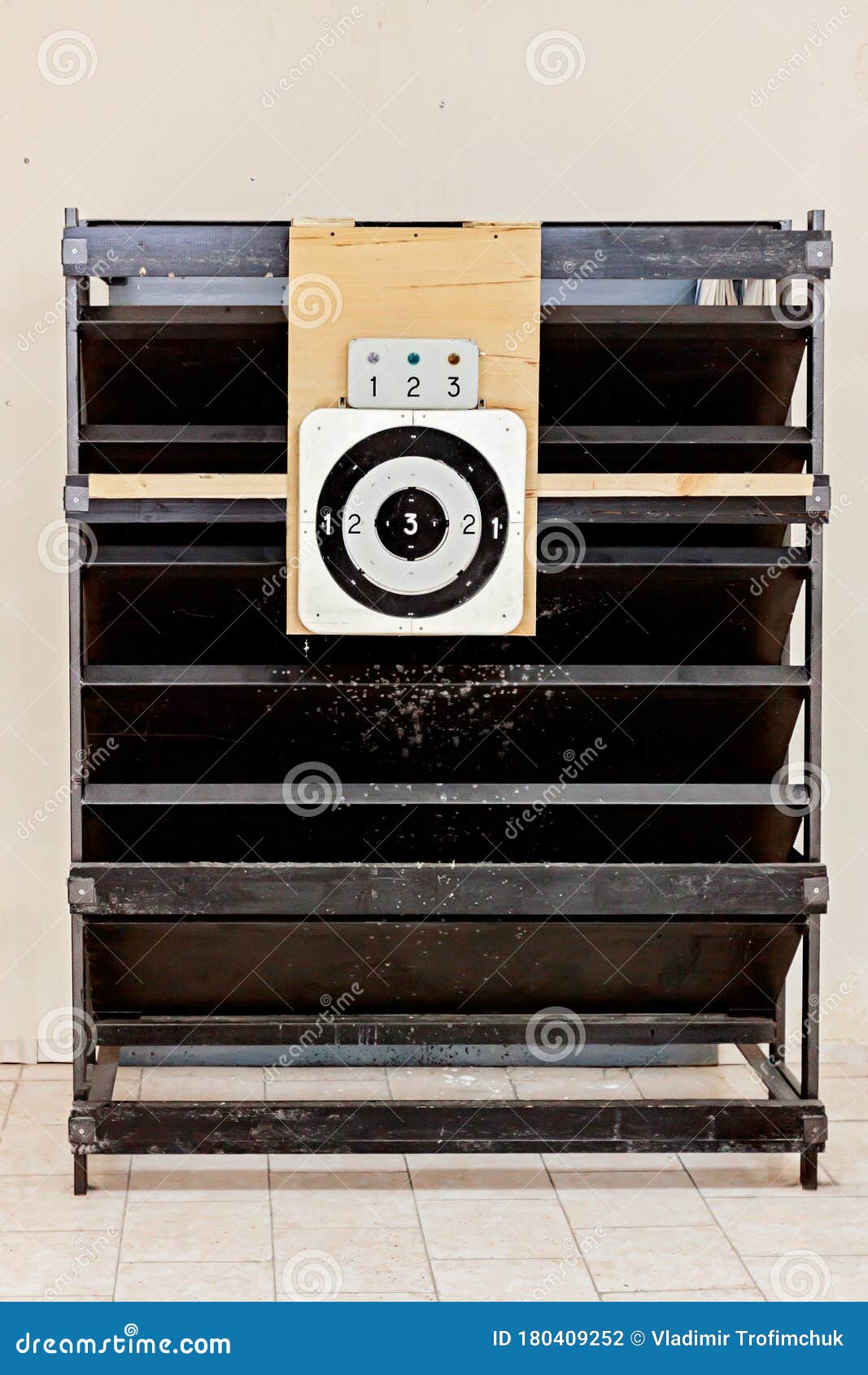 Forensic-medical Examination. Target for a Traumatic Gun Stock Photo ...