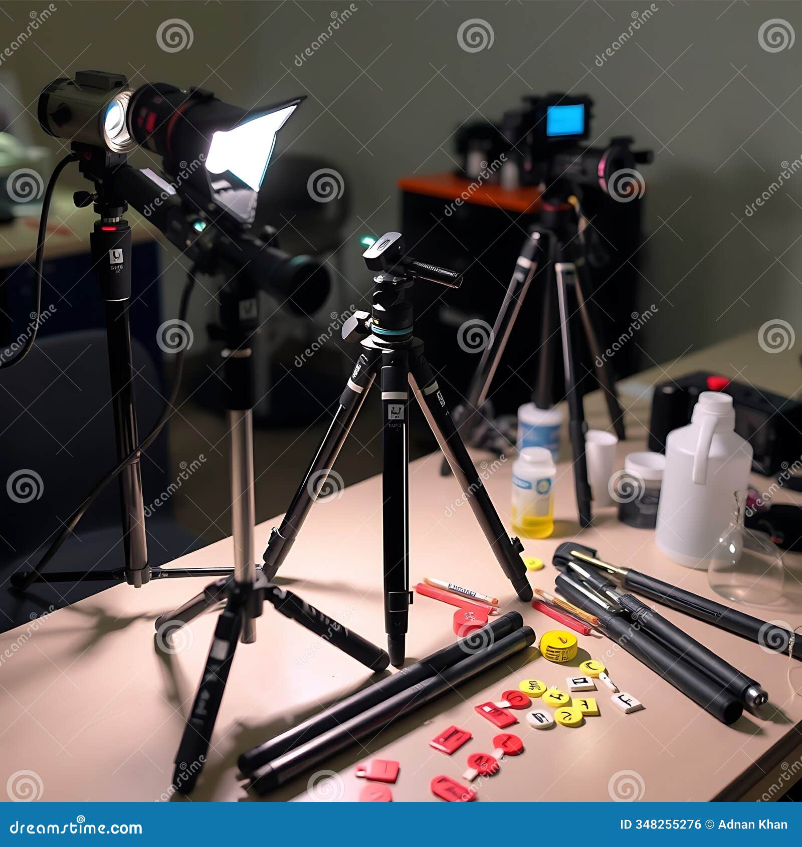 Forensic Photography Tools Including Tripods Light Sources and Evidence ...