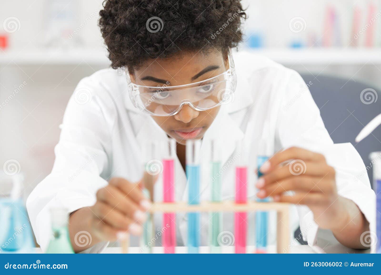 Forensic Science Expert Examining Evidence Stock Photo - Image of ...