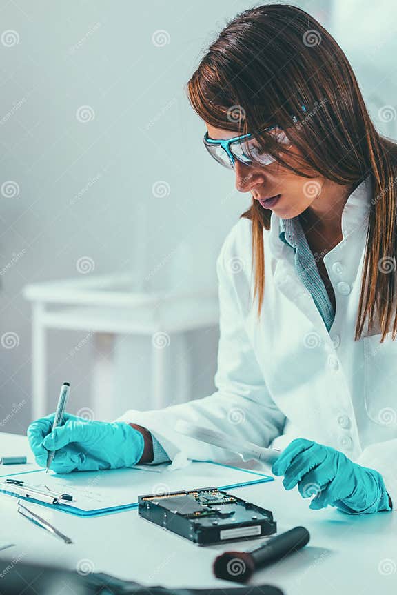 Forensic Science stock photo. Image of coat, beaker - 272734038