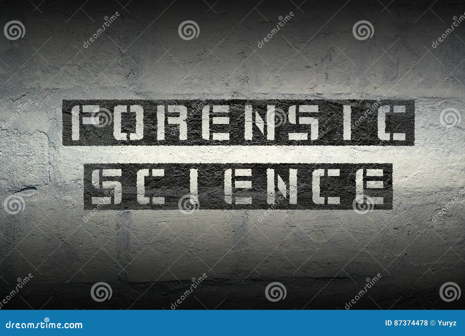 Forensic science GR stock photo. Image of science, word - 87374478