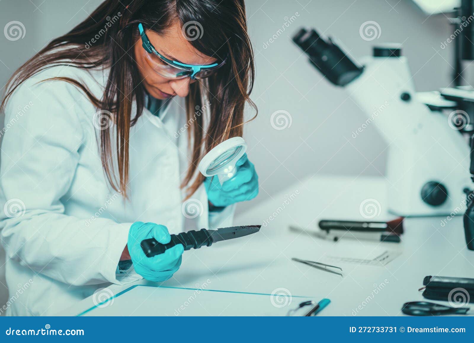 Forensic Science stock image. Image of research, sample - 272733731