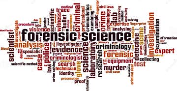 Forensic Science Word Cloud Stock Vector - Illustration of chemistry ...
