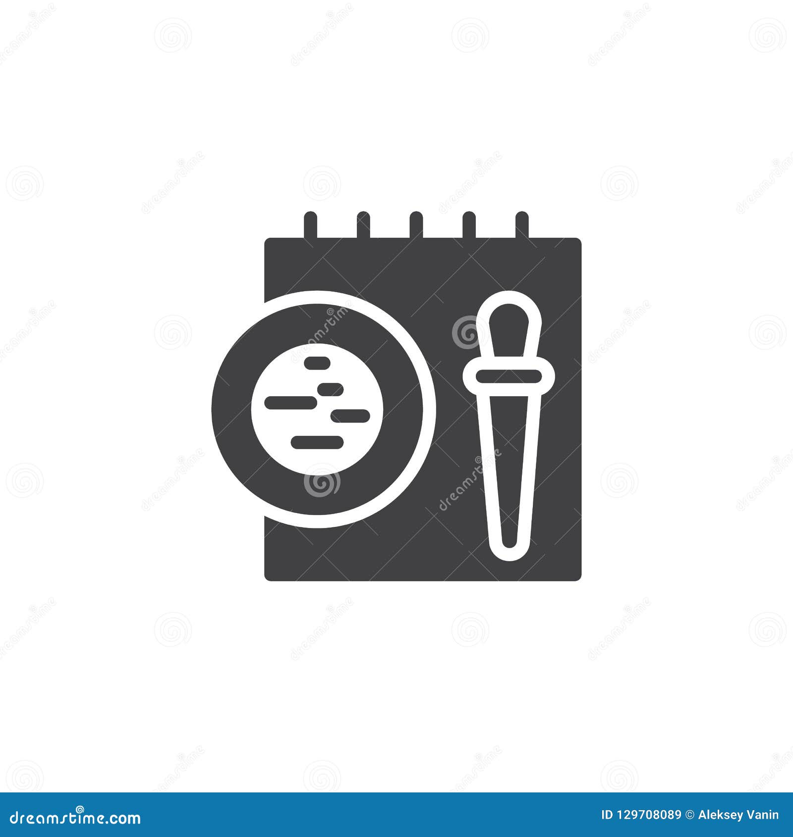 Forensics Equipment Vector Icon Stock Vector - Illustration of research ...