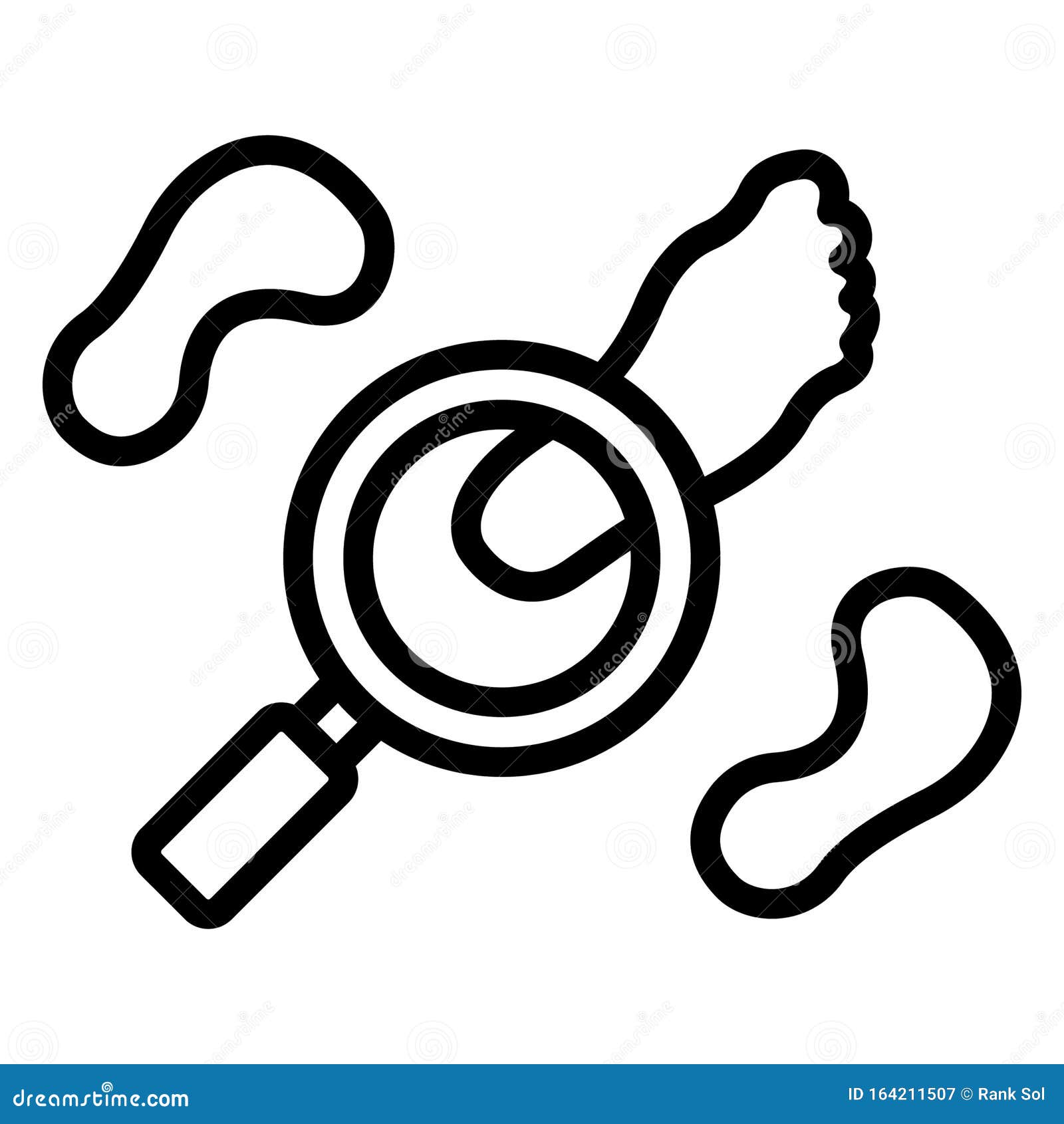 Forensics Isolated Vector Icon Which Can Easily Modify or Edit Stock ...