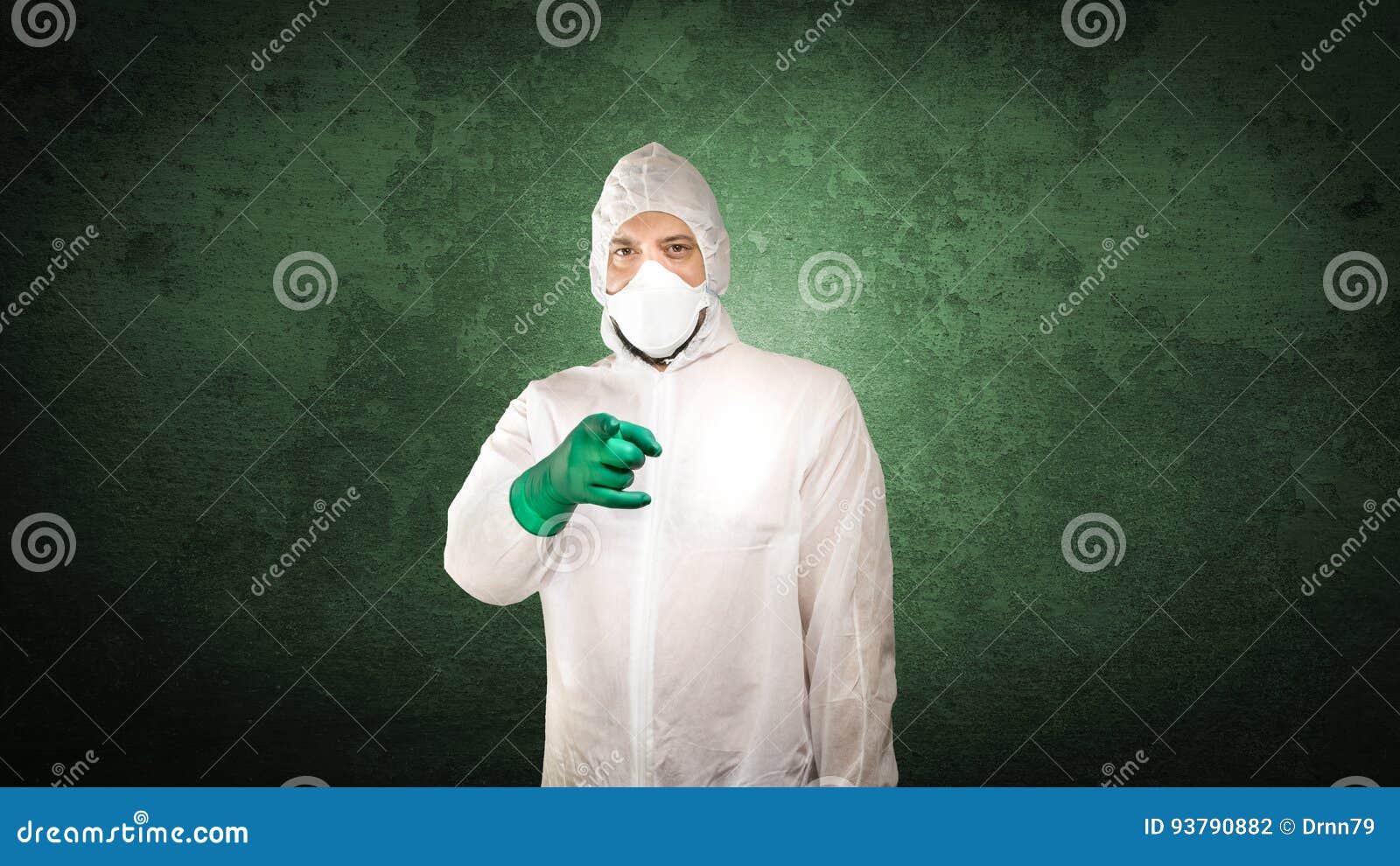 Forensics in Protective Clothing Stock Photo - Image of masked, white ...